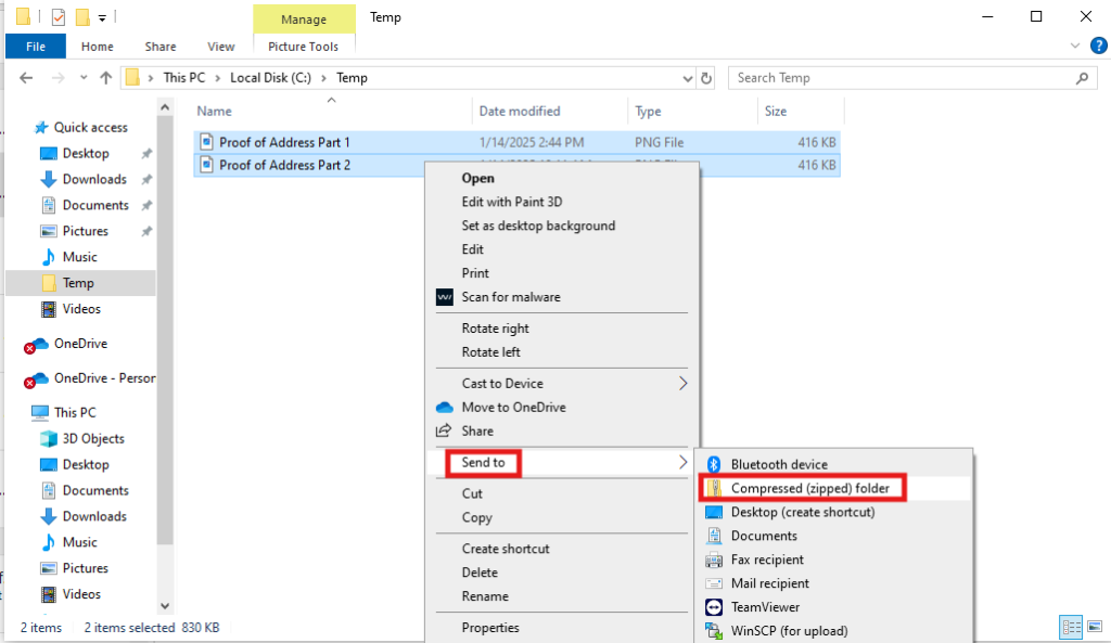 How to Zip up Multiple Files for Mi-Gateway | MiPlan